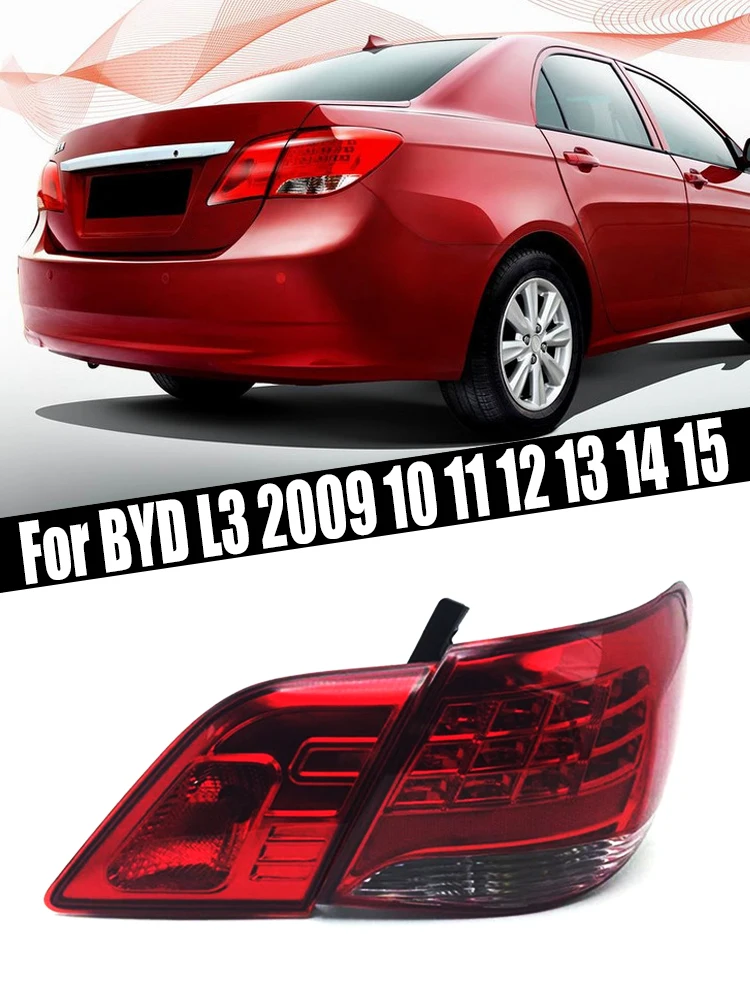 Rear Tail Light Brake Light Reversing Lamp Turn Signal For BYD L3 2009 ...