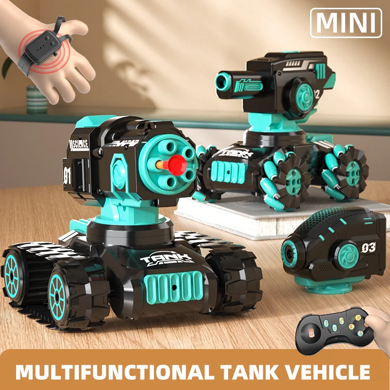 Off-Road-All-Terrain-RC-Tank-para-crian-as-Mini-4WD-Spray-Shoots-Shoots ...