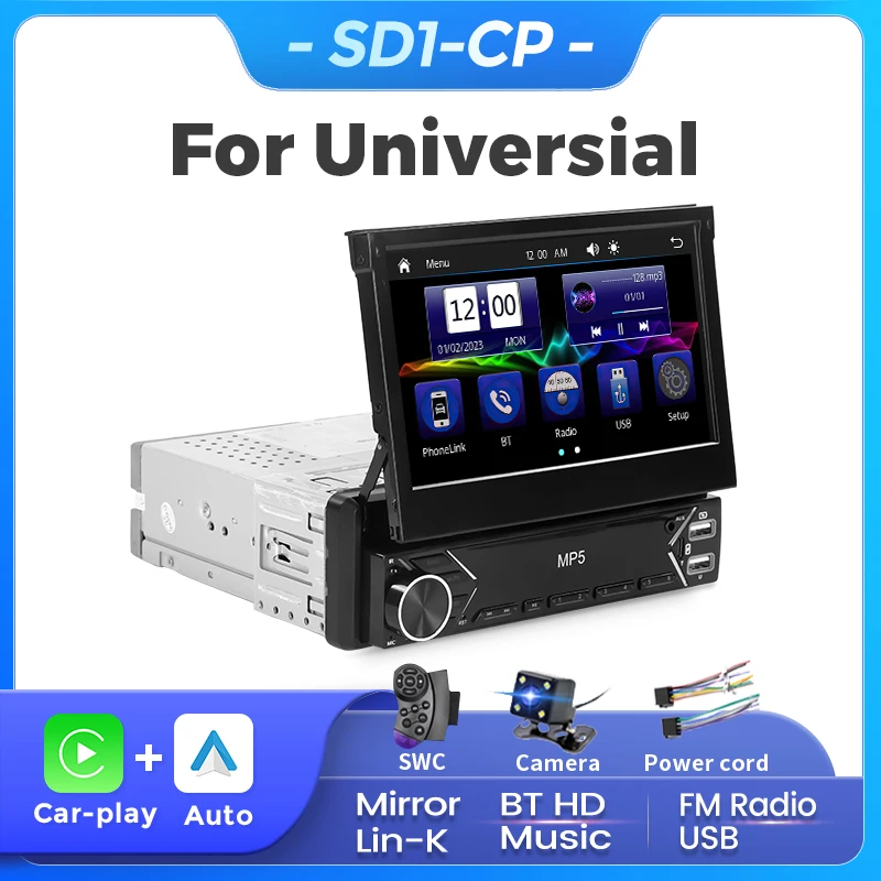 7-Inch-Retractable-Touch-Screen-Intelligent-System-Car-Multimedia-MP5 ...