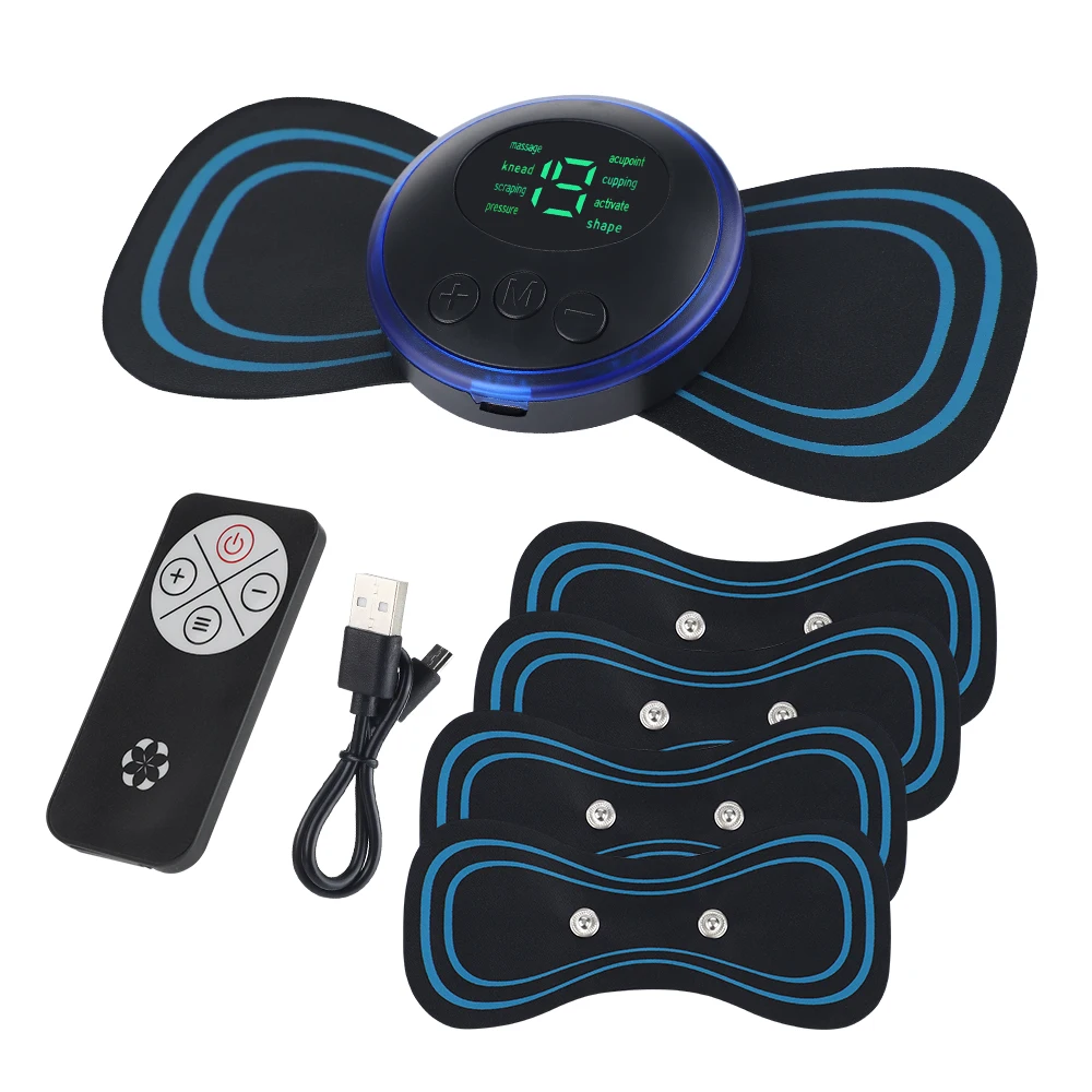 EMS-Neck-Massager-with-Remote-Control-5pcs-Patches-Portable ...