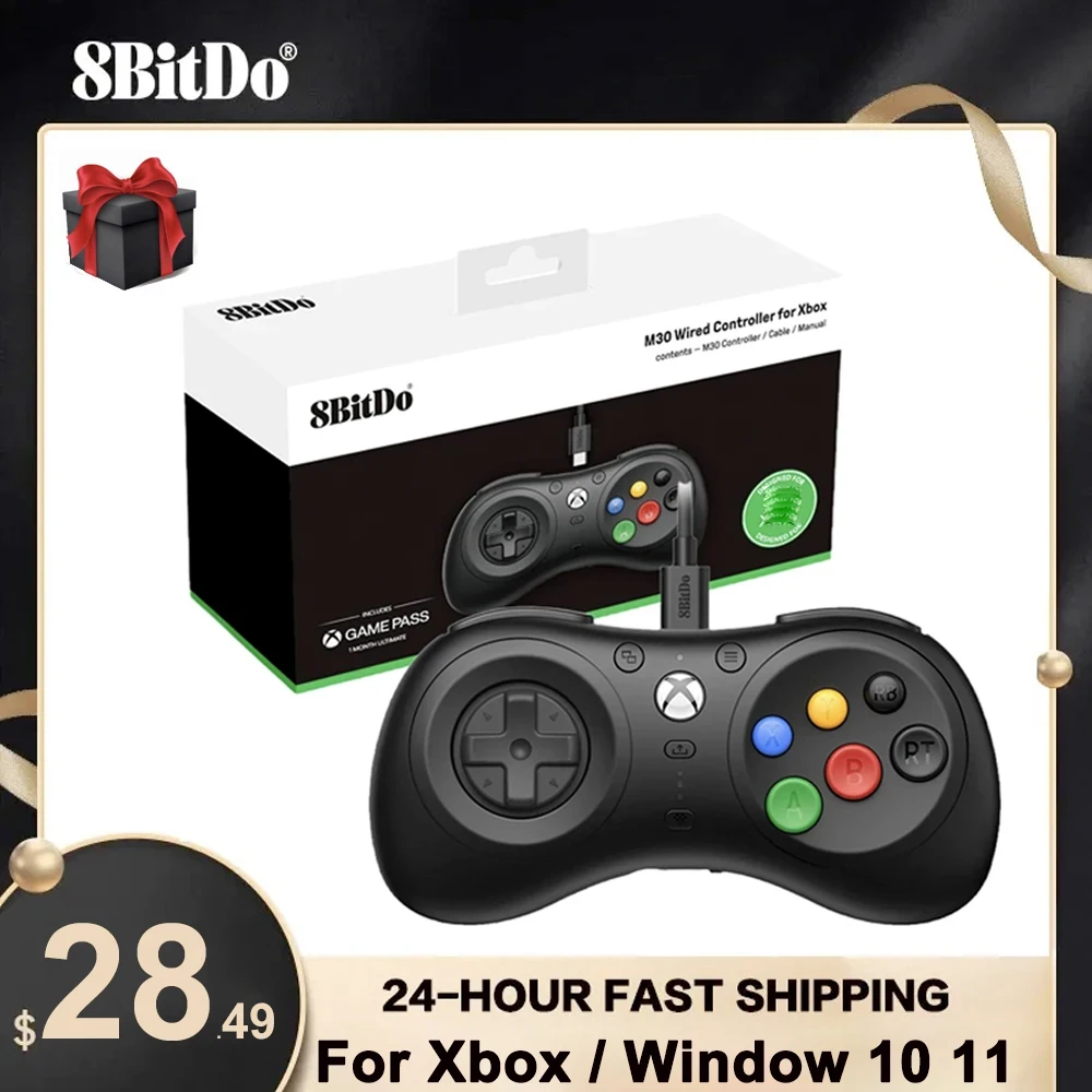 8BitDo-M30-Gamepad-Wired-Controller-for-Xbox-Series-X-S-Xbox-One-and ...