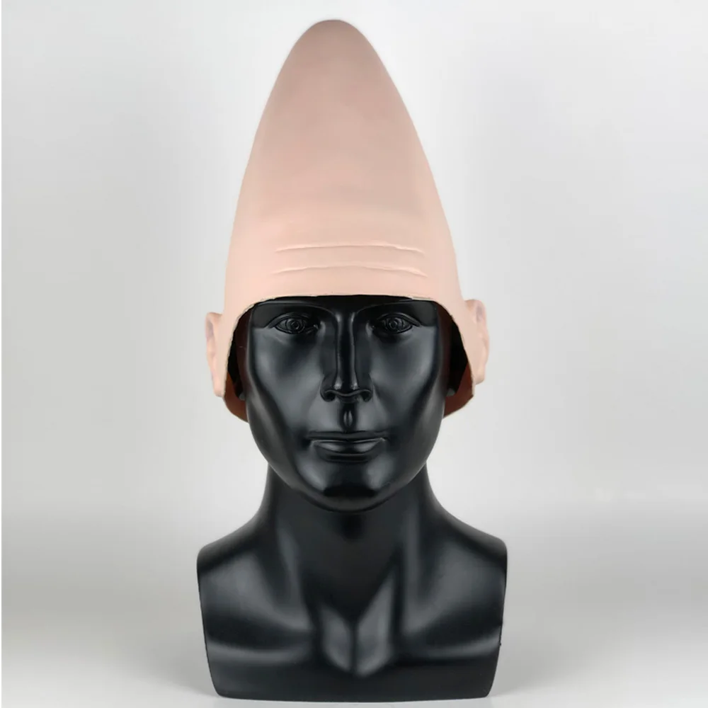 Skin Head Coneheads Alien Cap Mask Cosplay Fake Skull Egg Shaped ...