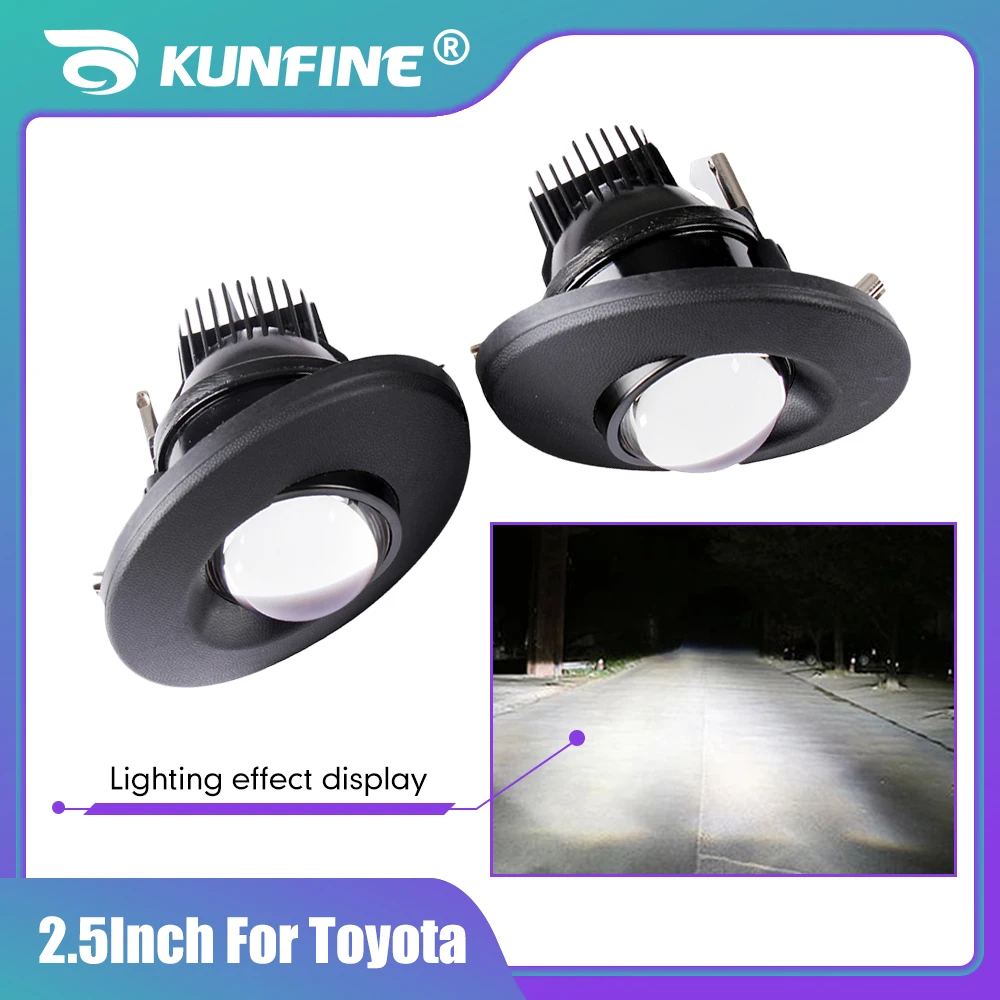 2-5-Pair-of-Bi-Xenon-HID-Car-Fog-Light-Projector-Lens-Kit-For-Toyota ...