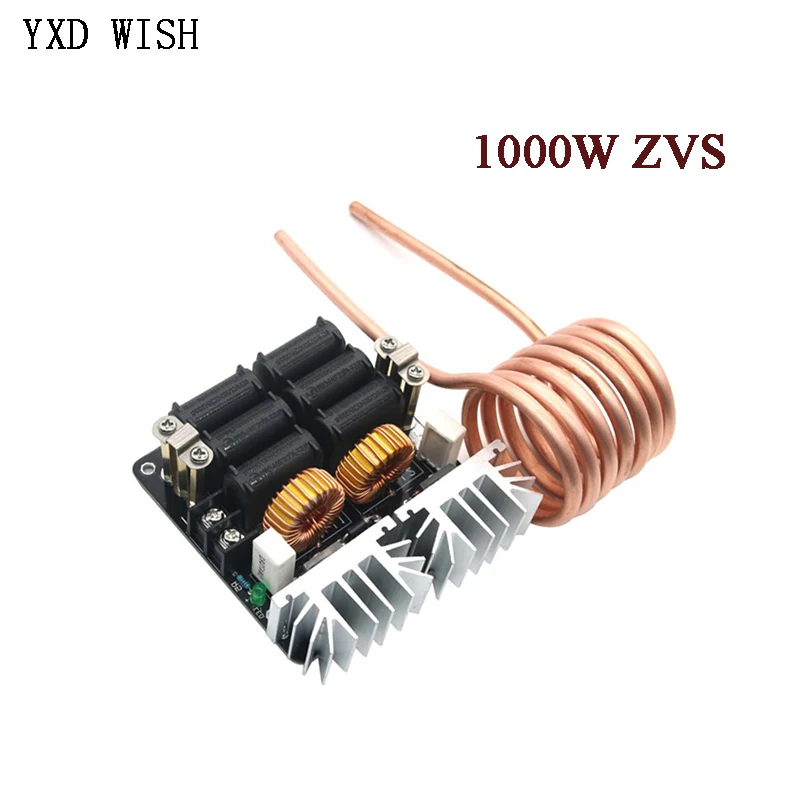 1000W ZVS 저전압 가열 모듈 20A 인덕션 히터 보드 모듈, 테슬라 코일 가열 전원 공급 장치 모듈 플라이 백 드라이버 ...