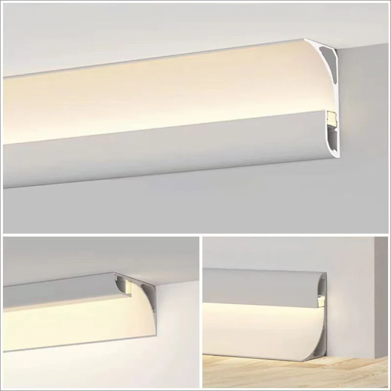 Ceiling-Free-Luminous-Top-Corner-Line-Gypsum-Line-Lamp-No-Slotting ...