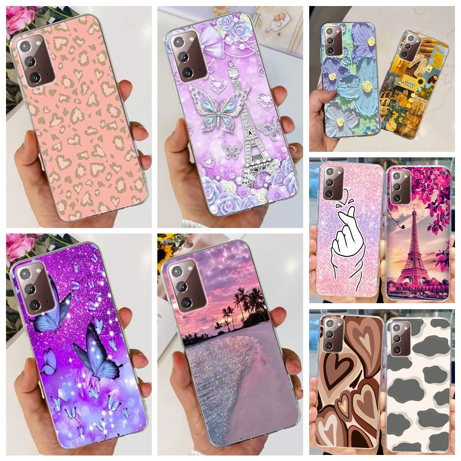 For-Samsung-Galaxy-Note-20-Ultra-Case-Soft-Silicone-Clear-Back-Cover ...