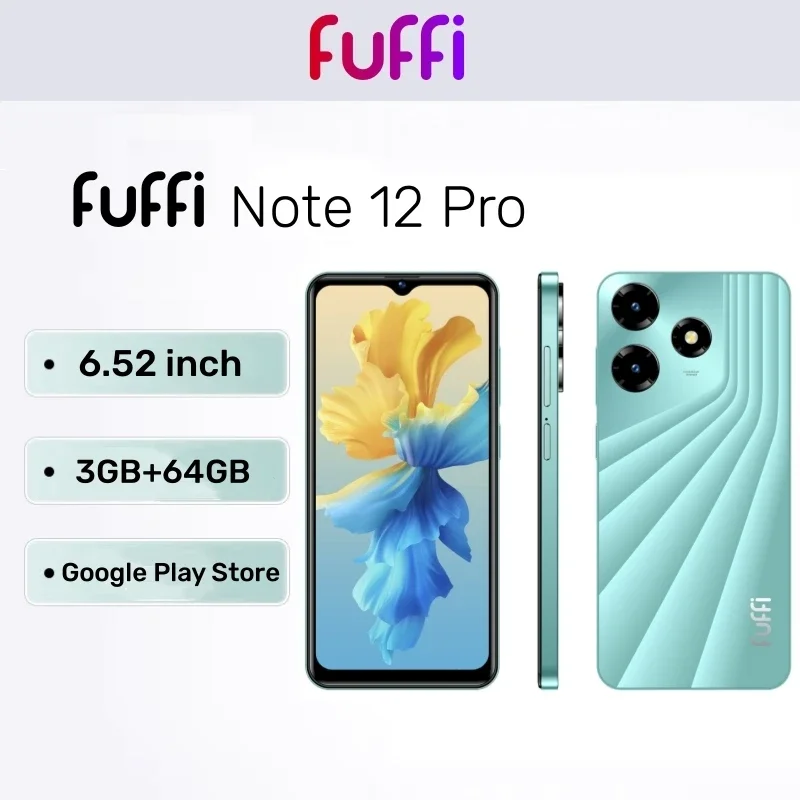 FUFFI-Nota-12-Pro-Smartphone-Android-Celular-Rede-4G-Google-Play-64GB ...