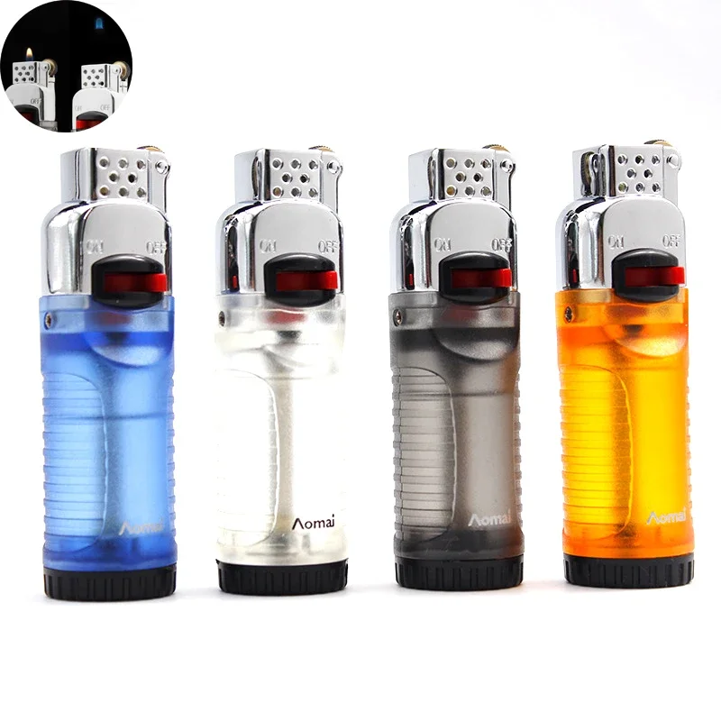 Butane-Gas-Lighter-With-Fire-Lock-Inflatable-Ghost-Flame-Funny-Lighters ...