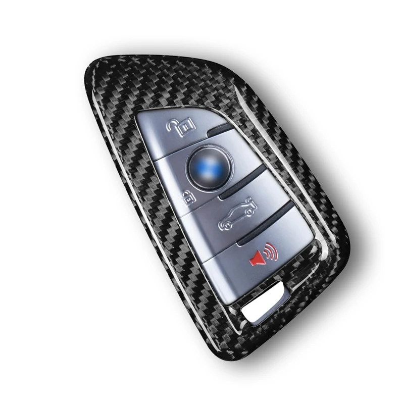 Carbon Fiber Key Fob Cover for BMW Key Case Protecetor for BMW 2 3 4 5 ...