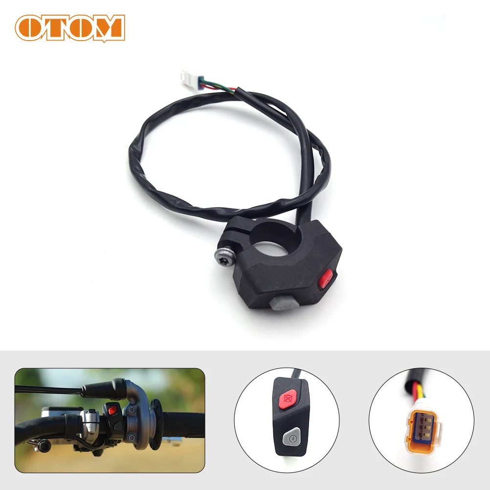 OTOM-2024-Motorcycle-Multi-Function-Switch-Universal-Electric-Flameout ...