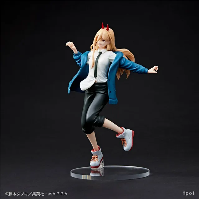 Original Taito Chainsaw Man Power Action Figures 18cm PVC Anime Figures ...