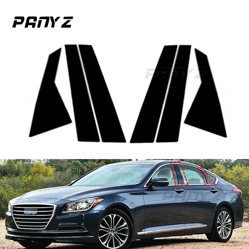 6Pcs for HYUNDAI GENESIS G80 Sedan 2015-2022 Car Window Pillar Posts ...