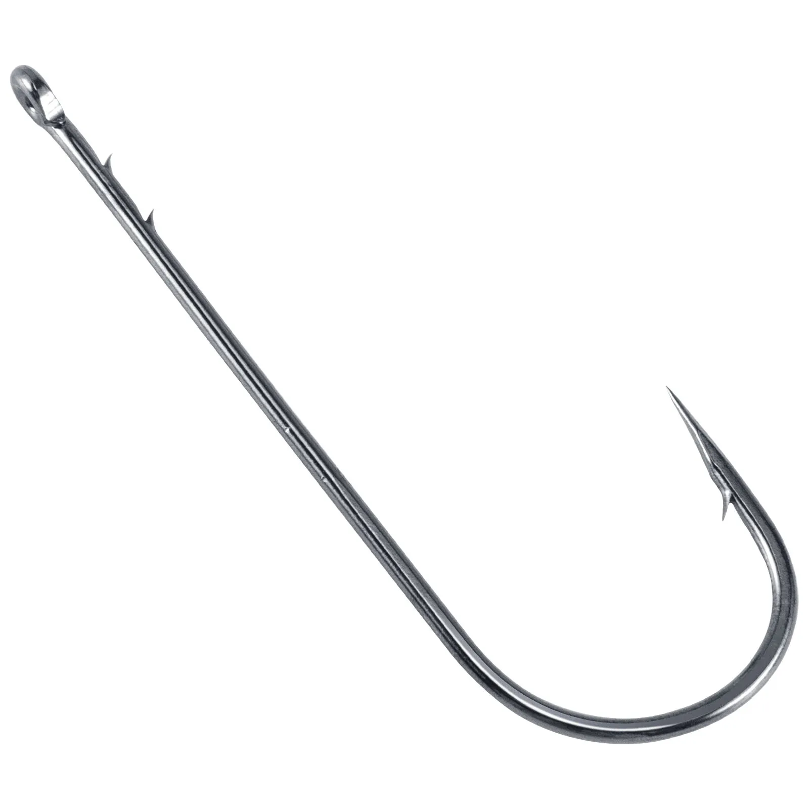 20pcs Worm Hooks Long Shank Fishing Hook Baitholder Hook Inline Bass ...