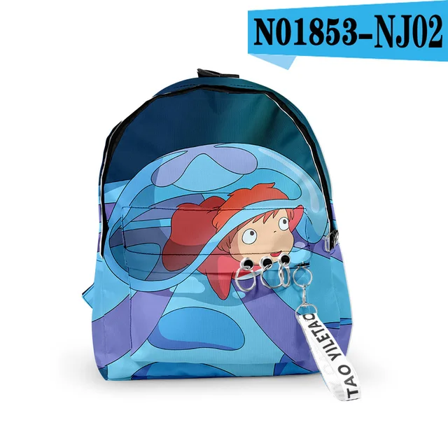 Harajuku Ponyo on the Cliff School Bags Notebook Backpacks Boys/Girls ...