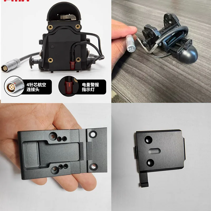 Tactical ANVIS 6 9 Metal Helmet NVG Dummy / Function bracket & NVG Base ...