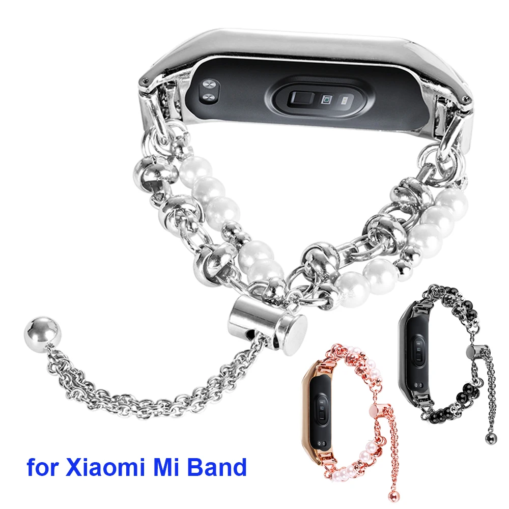 Metal-Smart-Accessories-Wristband-for-Mi-Band-8-7-6-5-4-Miband-Bracelet ...