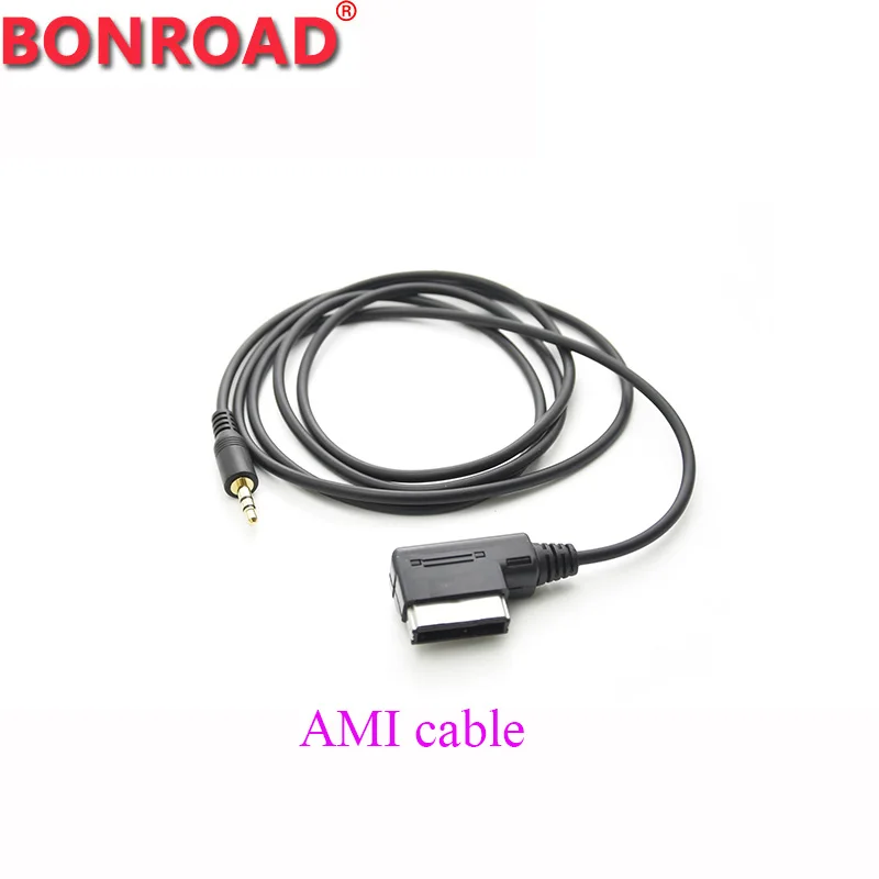 Bonroad Audi Accessories male 3.5MM Audio Jack To AMI Media Interface ...