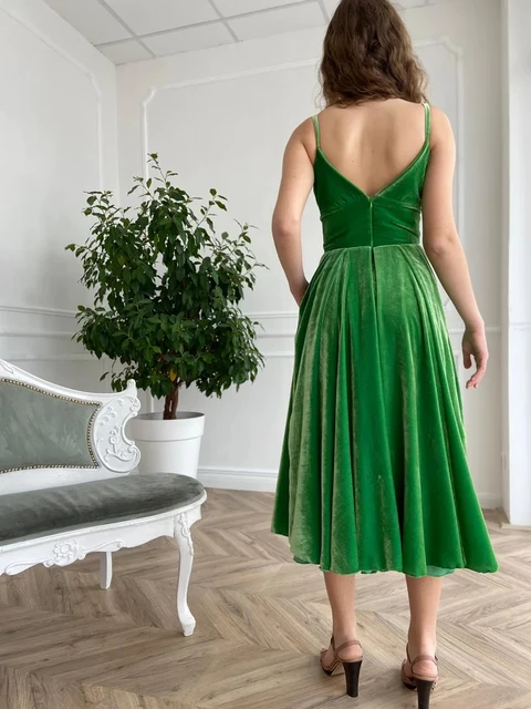 Kelly Green Party Dress