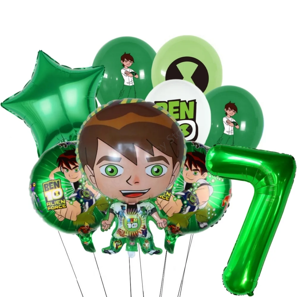 Ben 10 Balloon 32 Inch Number Foil Balloons – Ben10cosprops