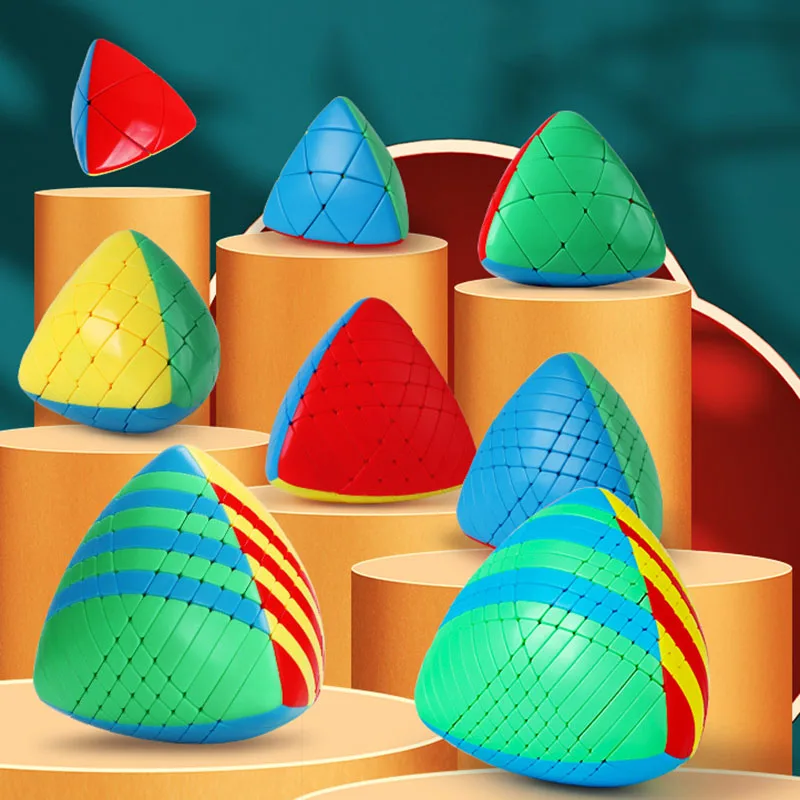 Rubix Speed Cube Puzzle Magic Cube Mastermorphix Smooth Fidget Toys Color Lube Cube Puzzle Game ...