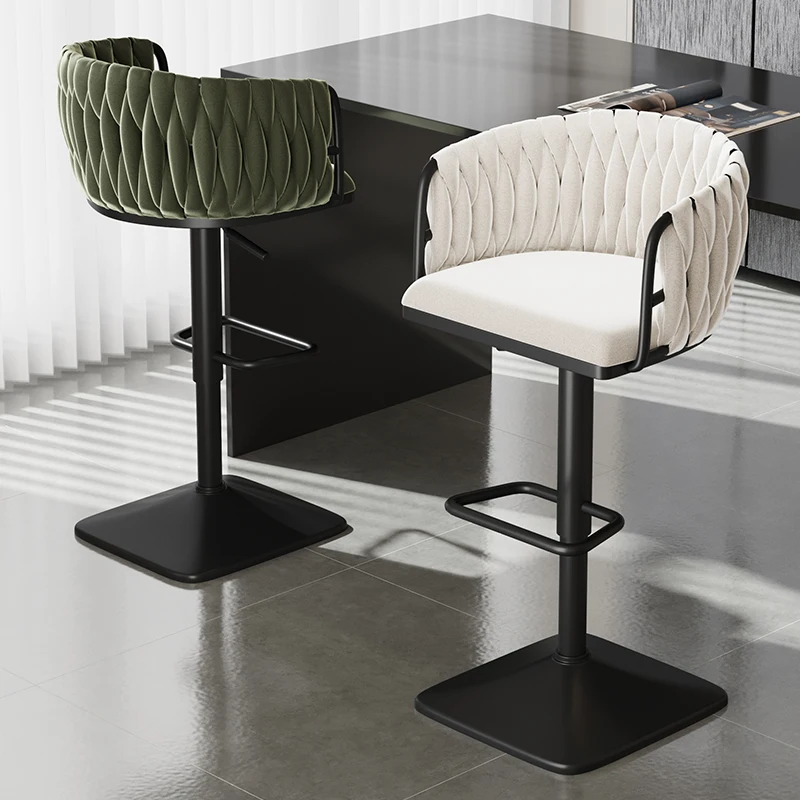 Bar Chair Rotating Bar Stool Household Bar Chair High-end Sense Front ...