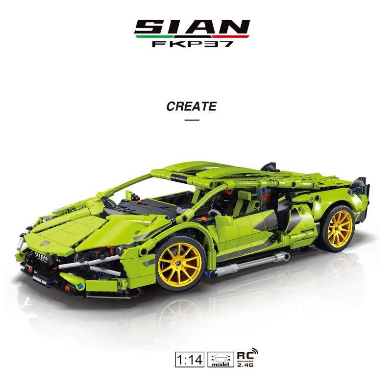 42115-Blocks-Lambo-Sports-Car-Model-Educational-Assembled-Toys-Racing ...