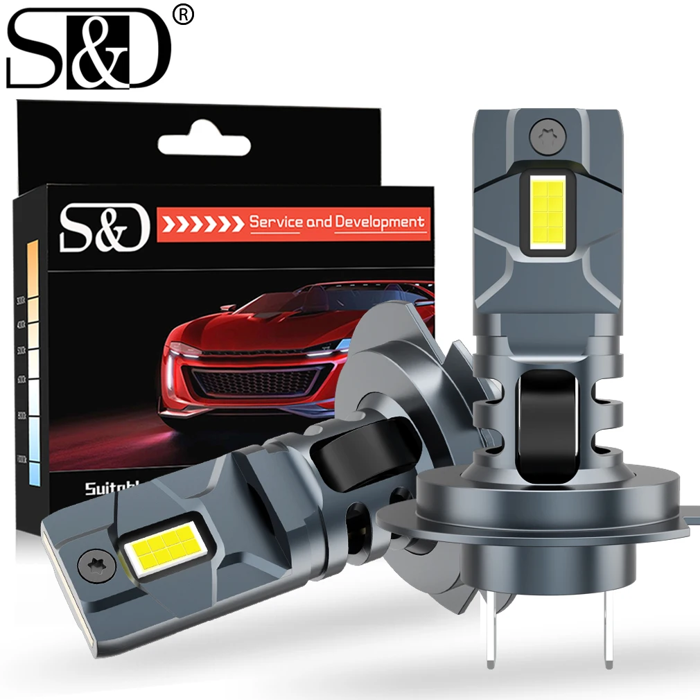 2pcs H7 Led Headlight 20000lm Csp Chip Led H11 9005 9006 9012 Hb3 Hb4 ...