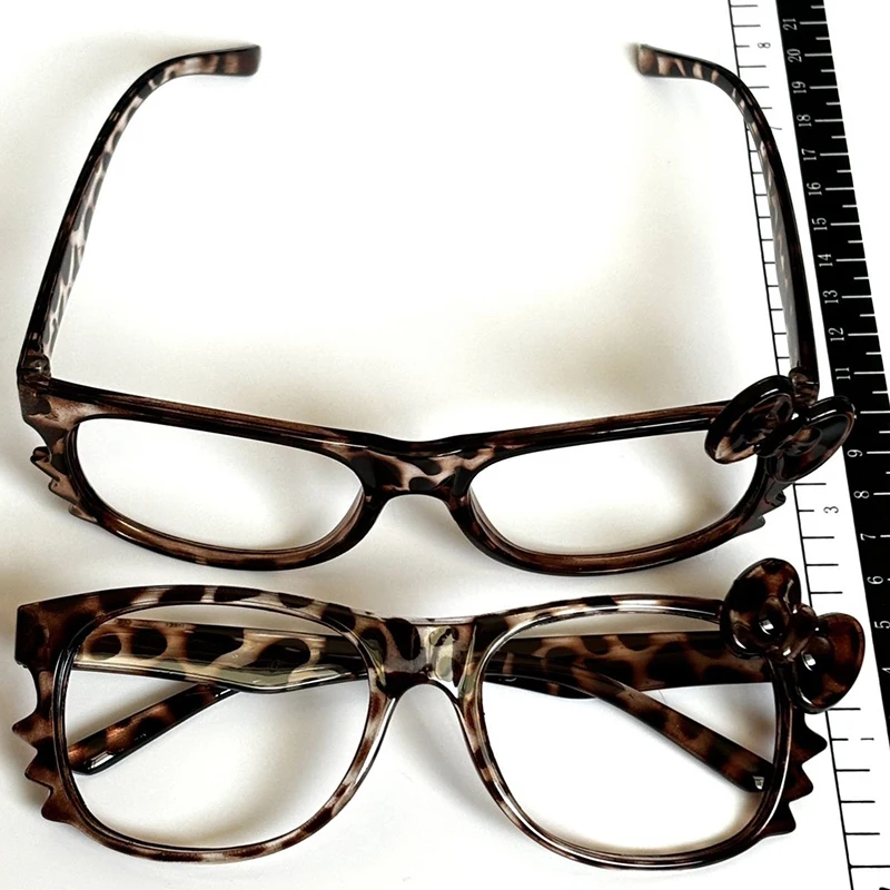 Kawaii-Sanrio-Leopard-Print-Eyeglasses-Frames-Hello-Kittys-Accessories ...