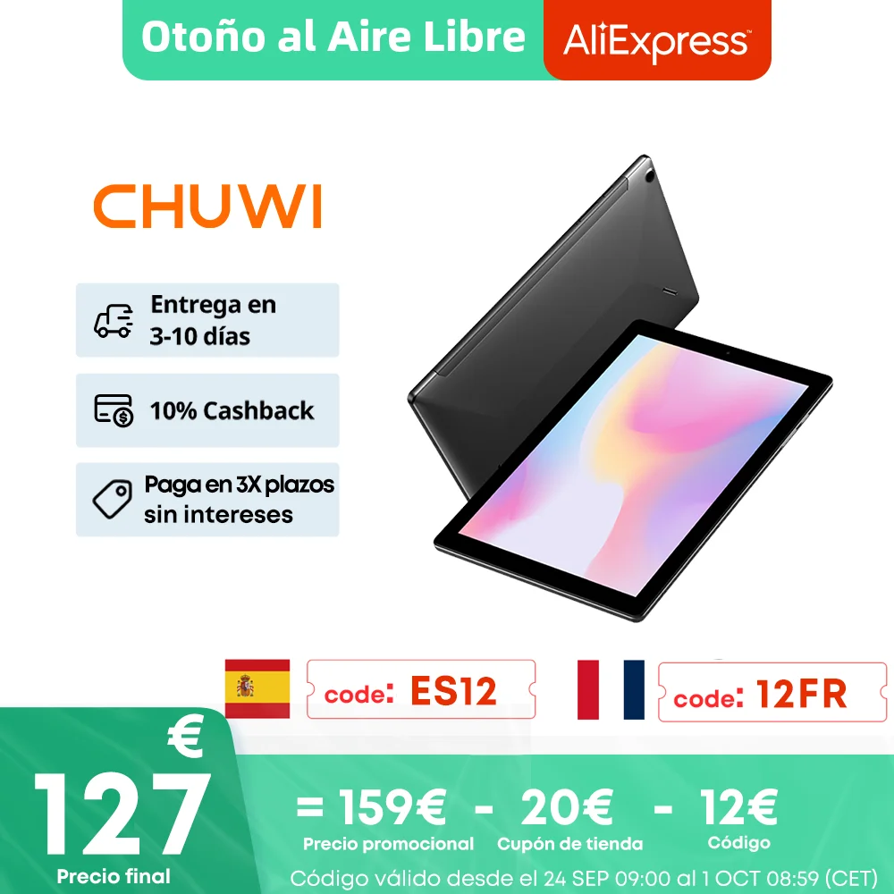 Chuwi Hipad X Tablet Pc 10.1 Inch 1920x1200 Resolution Android 11 ...