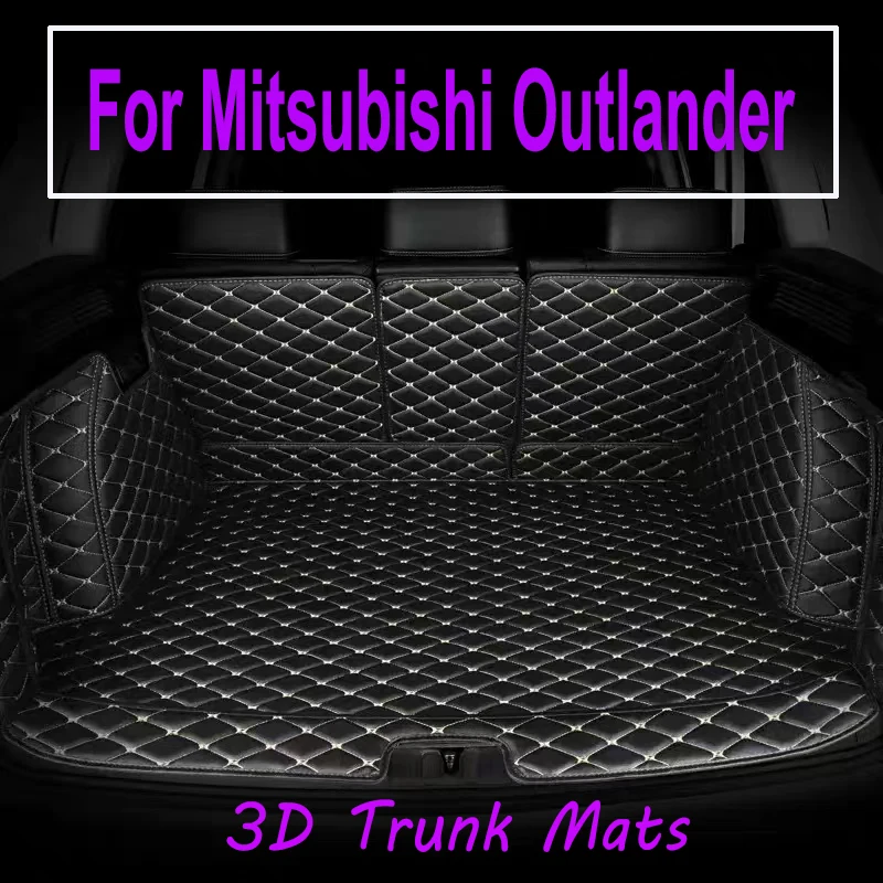 Leather-Car-Rear-Trunk-Mats-For-Mitsubishi-Outlander-PHEV-GN-2022-2023 ...