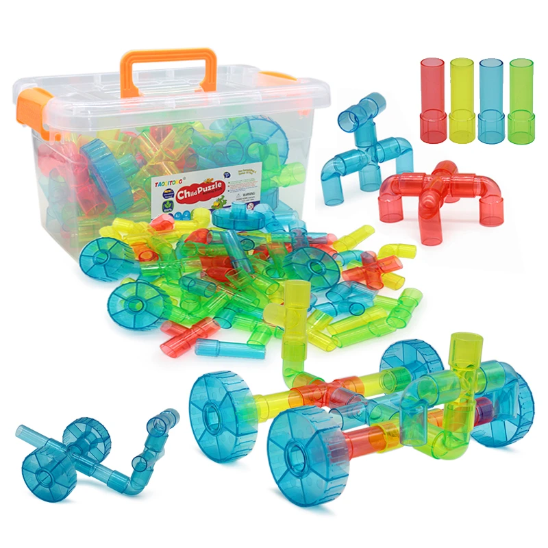 Pipe Building Blocks Children | Educational Toys Water Pipe - Building ...