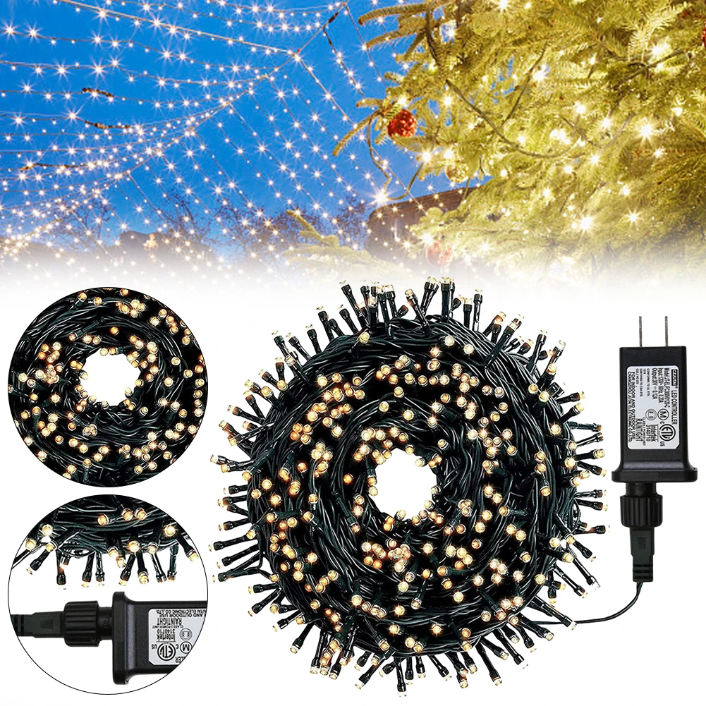 100-23-13M-Led-Fairy-Light-1000-200-100LED-Decorative-String-Holiday ...