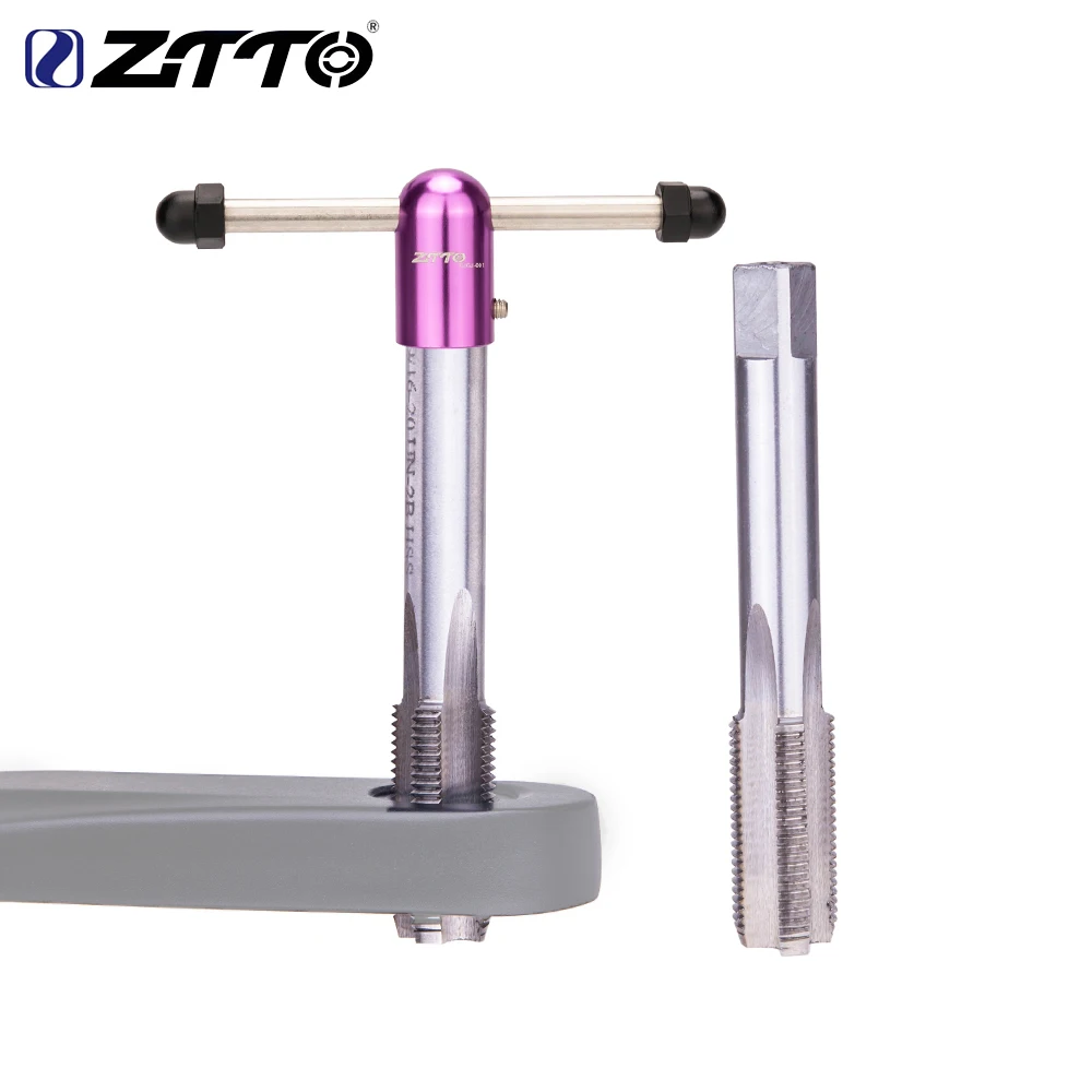 ZTTO-Bicycle-Crank-Tapping-Threading-Tool-Crank-Pedal-Thread-Tapping ...