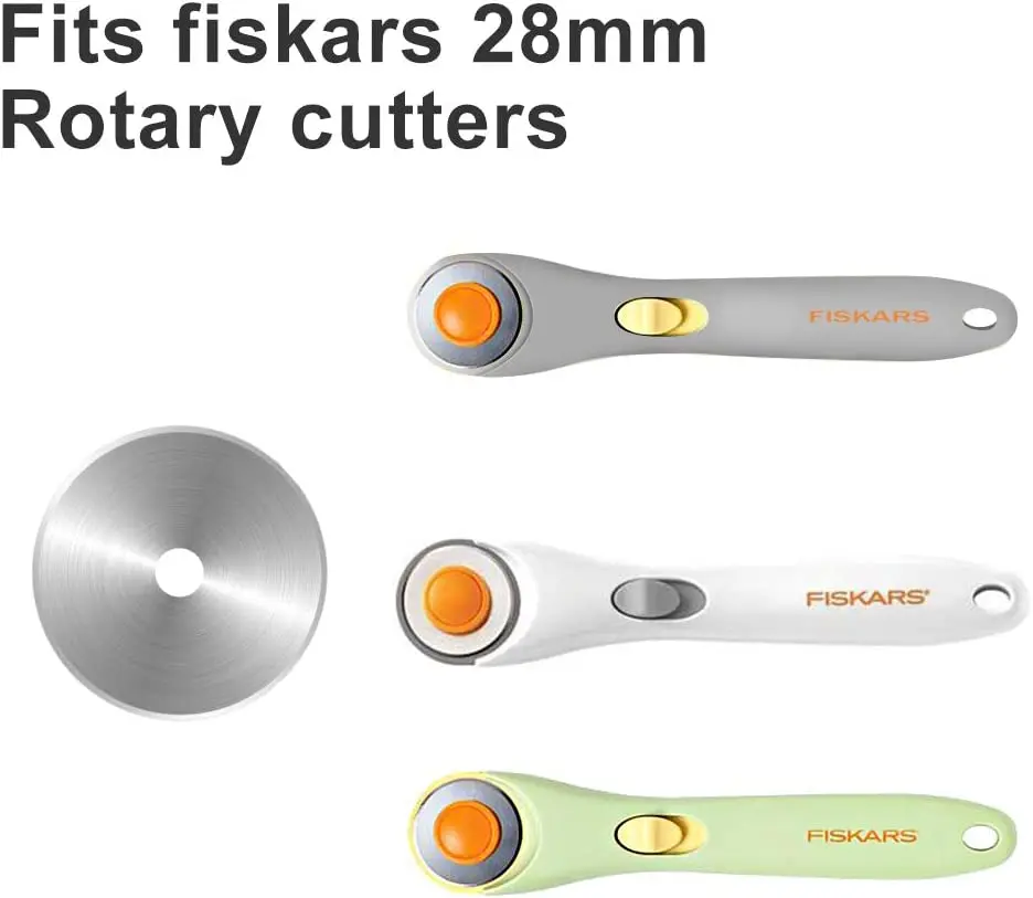 Round hole Rotary Cutter Blades 28mm by Airlfa Fits Fiskars Rotary ...