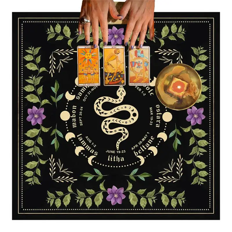 Altar Cloth Altar Supplies Room Decor Psychic Tablecloth Astrology Mat ...