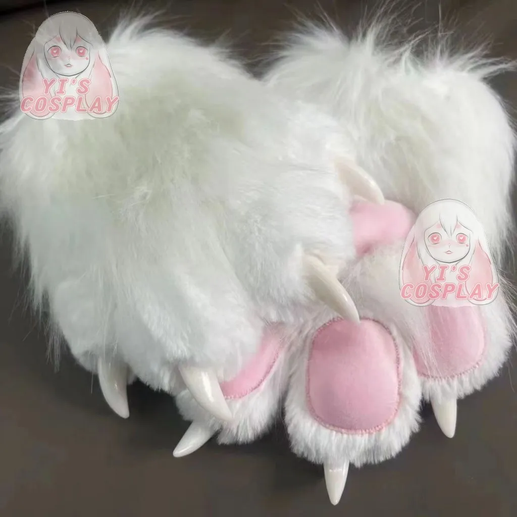 Furry-Paw-Gloves-Customized-Furry-Head-Fursuit-Kigurumi-Plash-Gloves ...