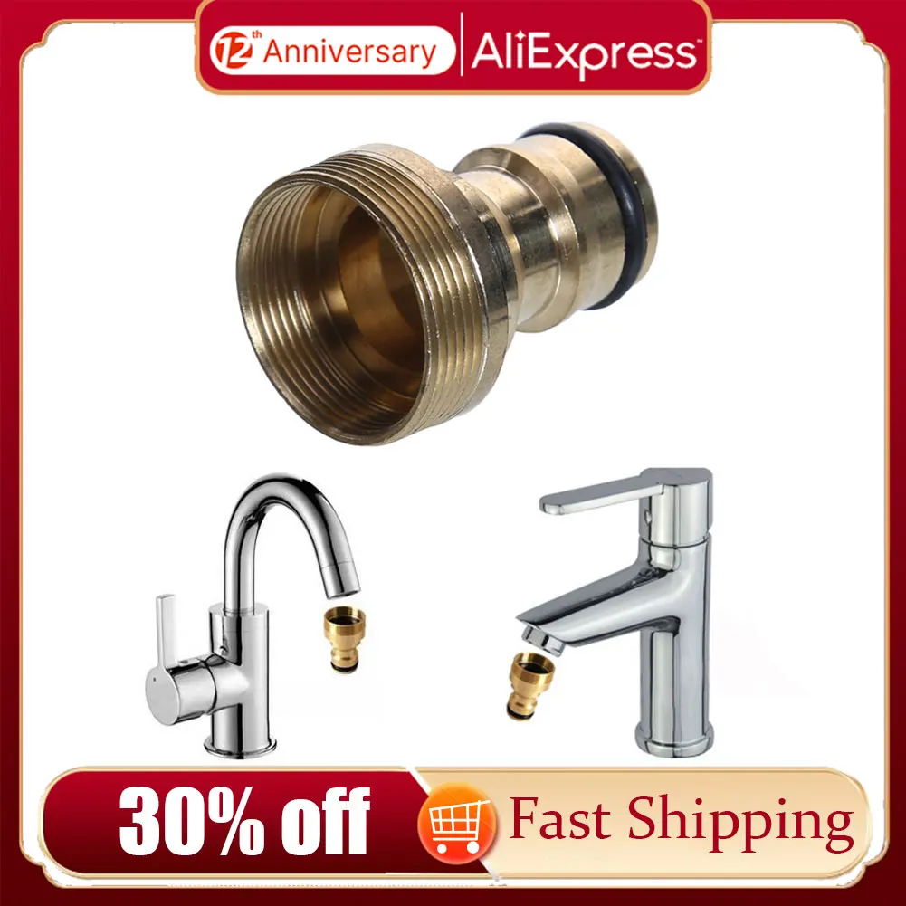 Universal Hose Tap Kitchen Adapters Brass Faucet Tap Connector Mixer ...
