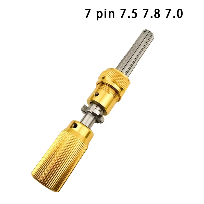 NEW 7 Pin Tubular Lock 7.0mm/7.5mm/7.8mm Pick Professional Precision ...