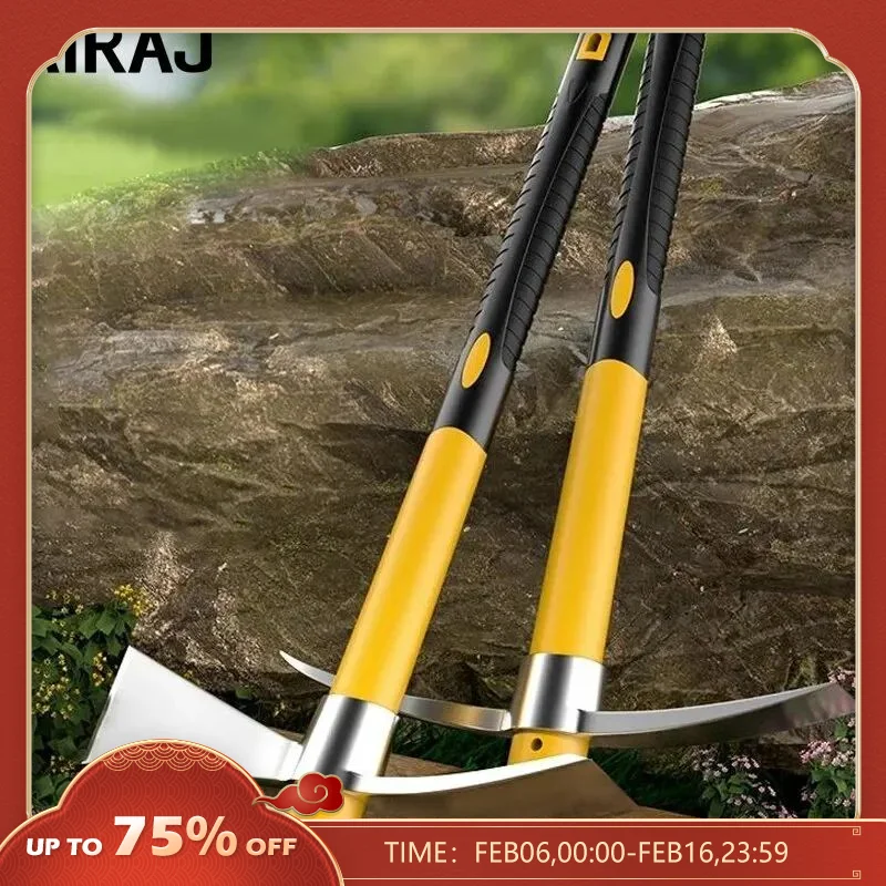 AIRAJ-Multifunctional-Garden-Axe-Outdoor-Mountaineering-Pick-High-Hardness-Steel-Casting-Soil ...