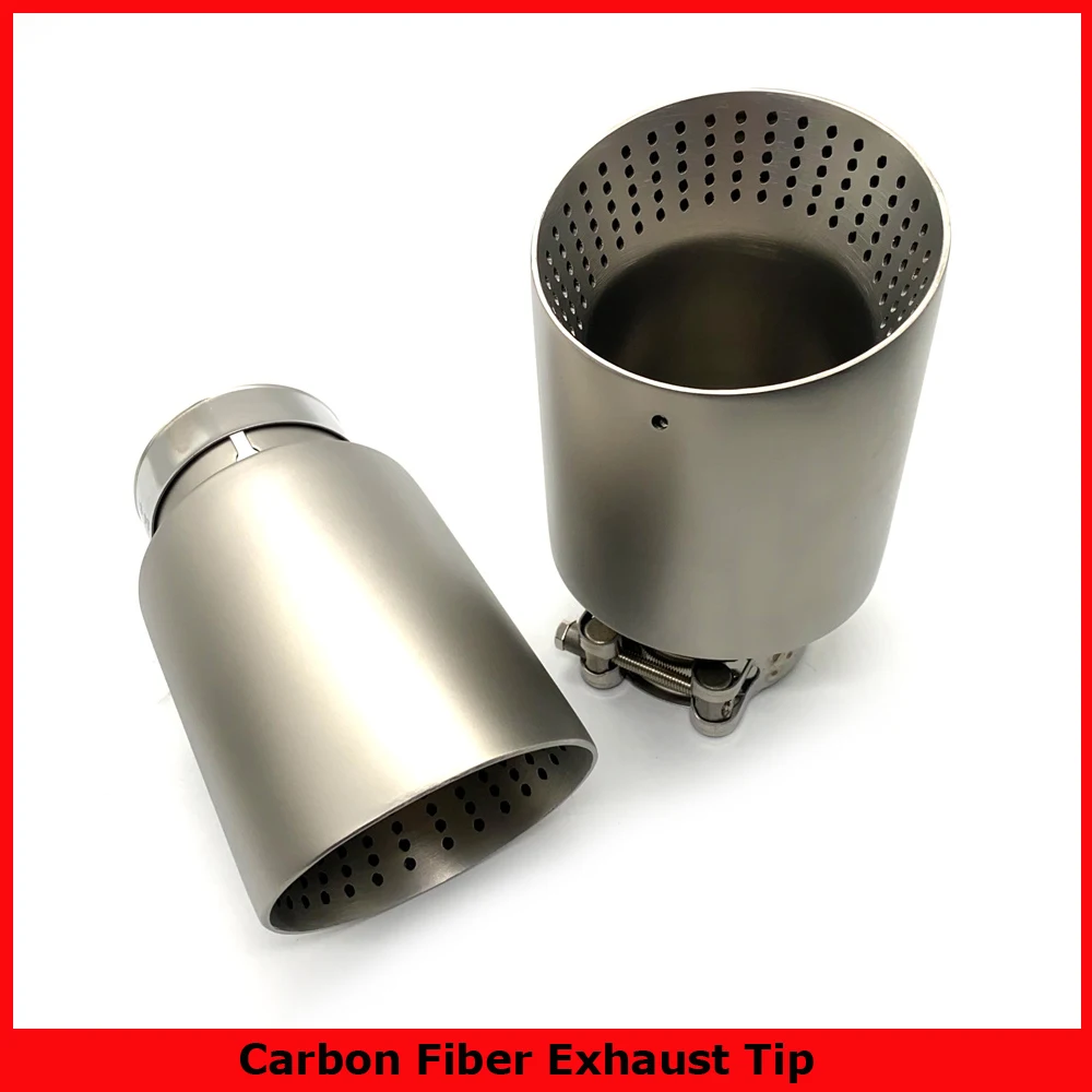 1-Pcs-Matte-Stainless-Steel-Car-Exhaust-Tip-System-Pipe-Universal ...