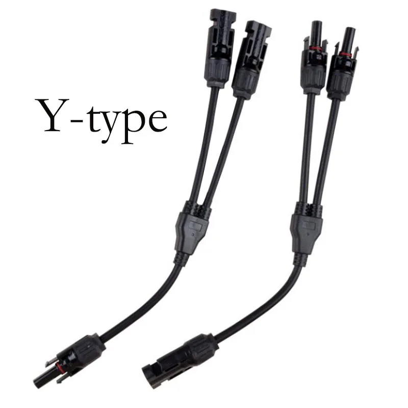 1-Pair-Solar-Branch-Connector-Y-Type-2To1-Connector-Male-Female-Plug-3 ...