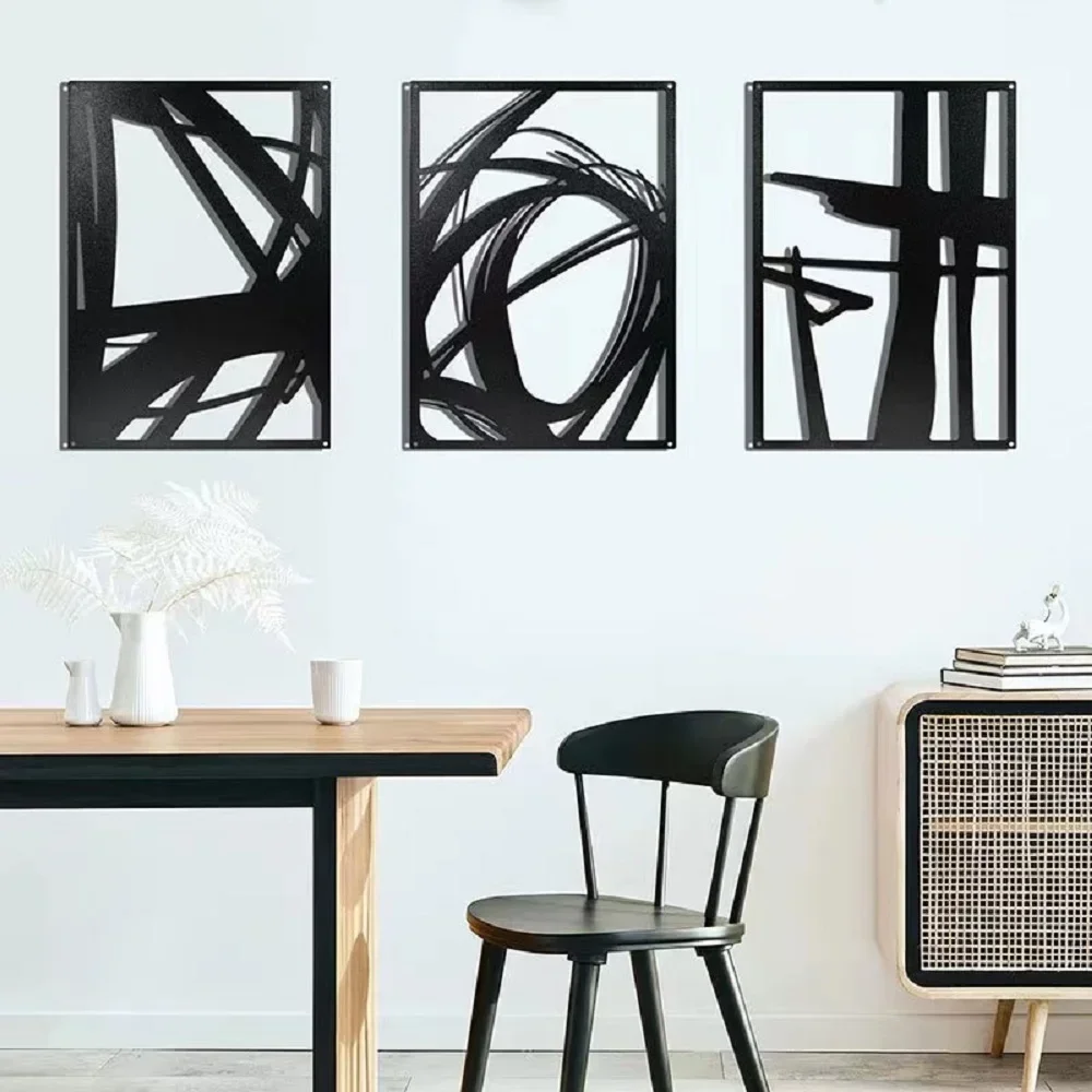 Alambre-met-lico-de-textura-de-l-nea-perfecta-3D-decoraci-n-n-rdica ...