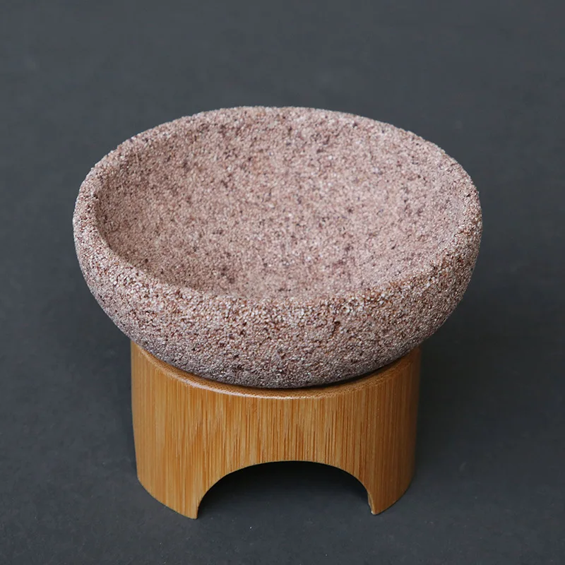 Japanese-Style-Filter-Set-Bamboo-Base-Ceramic-Tea-Funnel-Tea-Filter-Non ...