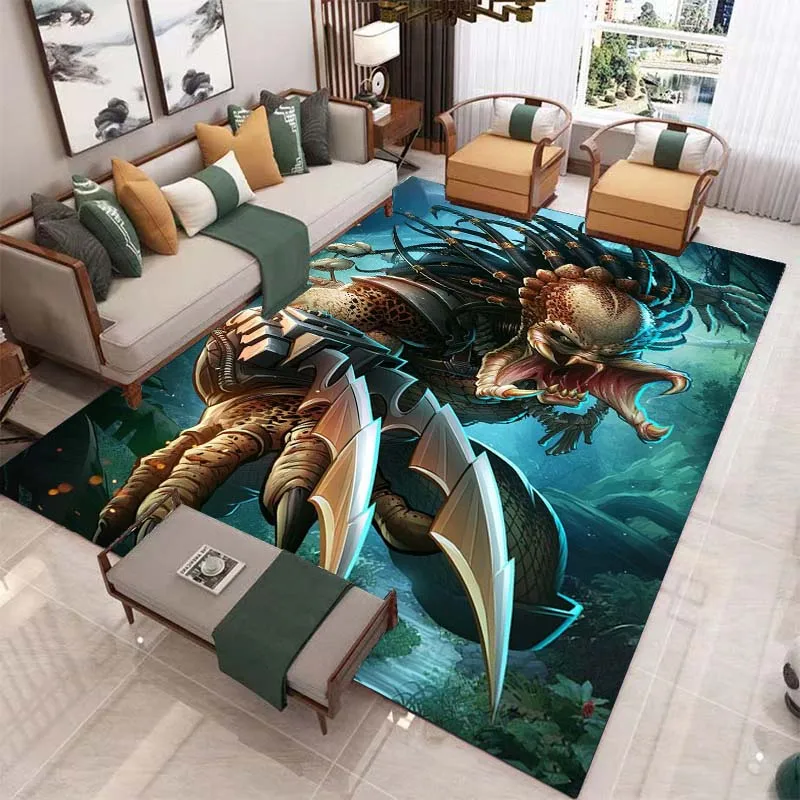 Alien Vs. Predator Predator Movie Carpet Soft Bath Mat Room Decor Rug ...
