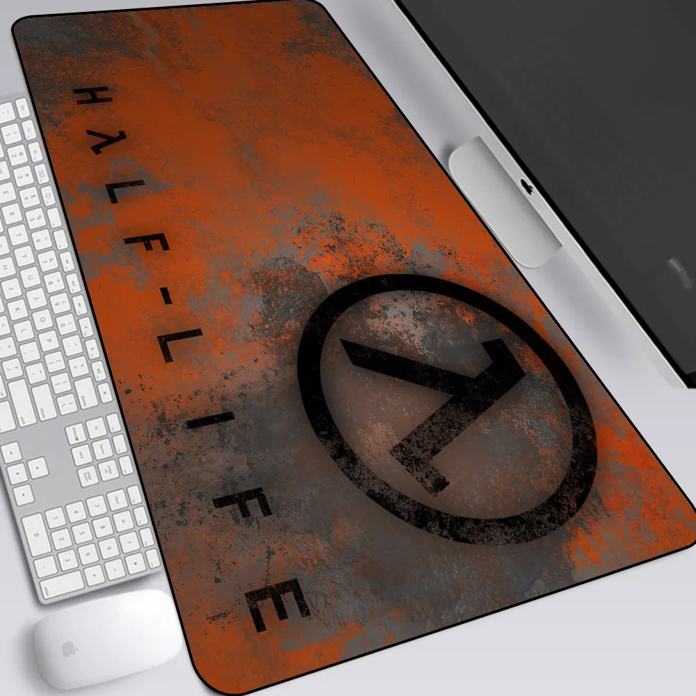 Half Life Mousepad Gamer Desk Table Game Office Work Mouse Pad Xxl Non ...