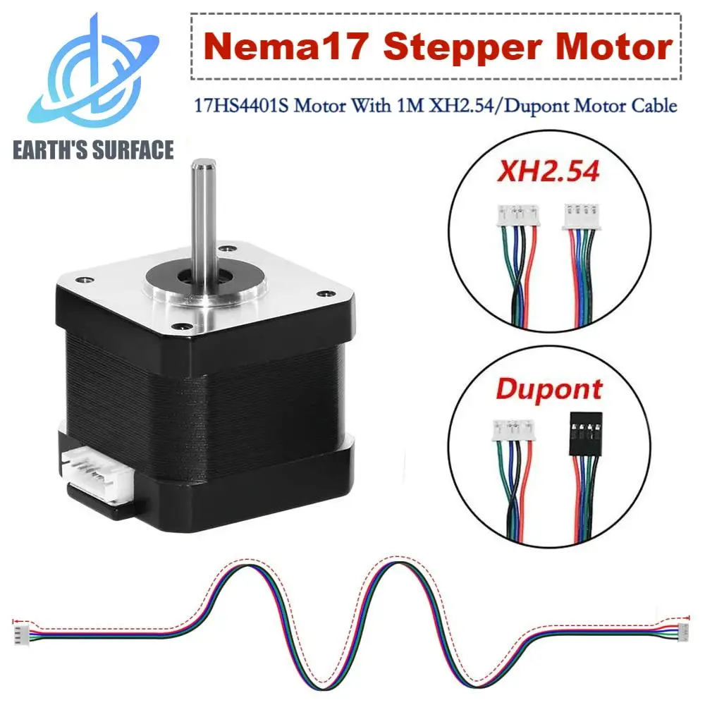 DB-3D-Printer-Parts-17HS4401S-Stepper-Motor-With-1M-XH2-54-Dupont-Motor ...
