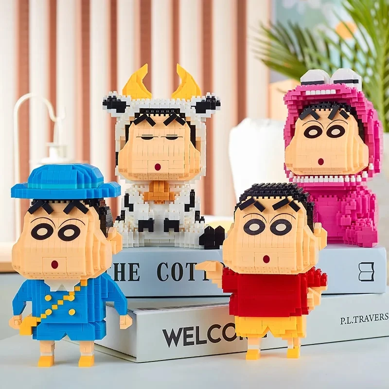Crayon-Shin-Chan-bloques-de-construcci-n-granulares-peque-os-modelo-de ...