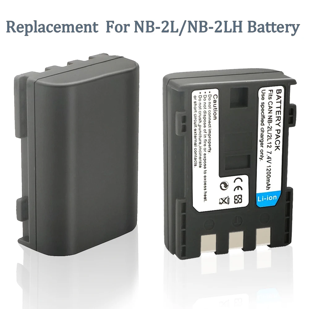 NB-2L-NB-2LH-NB2L-NB2LH-Battery-For-Canon-DC301-DC310-DC320-DC330-DC410 ...