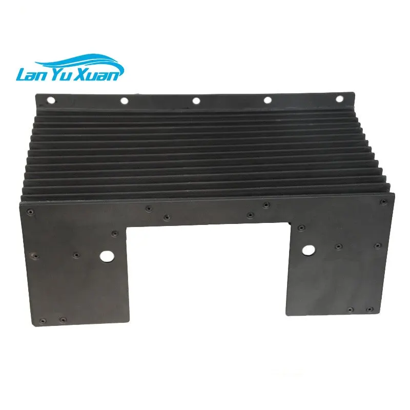 Dustproof square protective accordion bellows cover guide shield CNC ...
