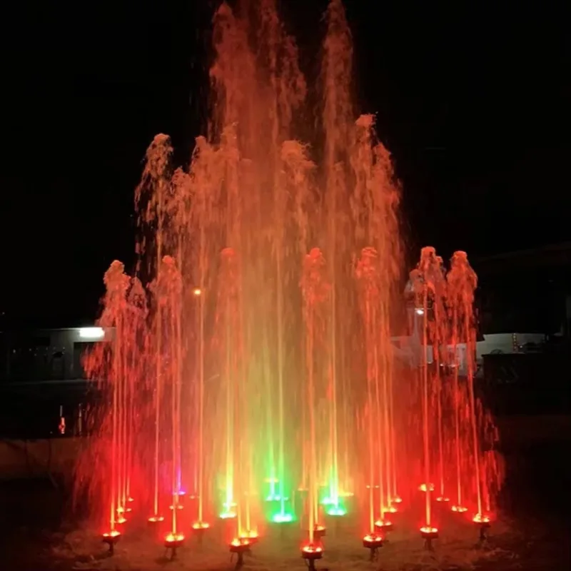Fanlin FS-06 custom small modern dance music fountain stainless steel ...